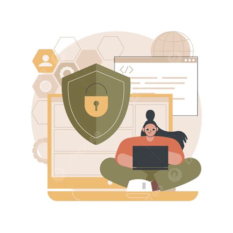 개인 정보 보호 공학 추상적 인 개념 벡터 일러스트 레이 션 보안 조치 기하학적 Png 일러스트 및 벡터 에 대한 무료 다운로드 Pngtree