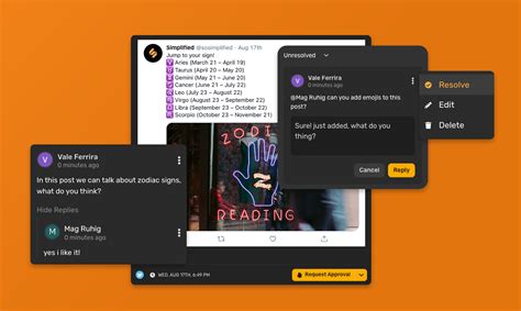 Real Time Comment Social Planner Simplified