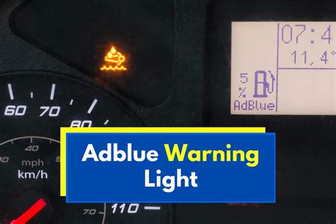 Adblue Warning Light Solved