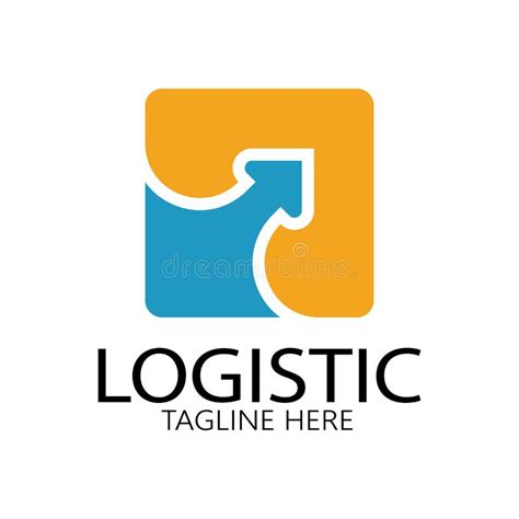 Logistics Logo Icon Illustration Vector Design Distribution Symbol
