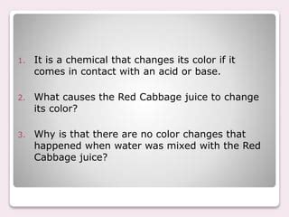 Red Cabbage Chemistry PPTX Chemistry Science