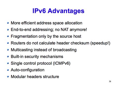 IPv Advantages IPv What Why How Slide