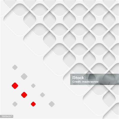 추상 커버 디자인 복사 공간이있는 벡터 그리드 배경 화면 0명에 대한 스톡 벡터 아트 및 기타 이미지 0명 3차원 형태 그림자 Istock