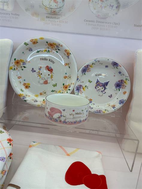 Hello Kitty Dinnerware Set Furniture And Home Living Kitchenware And Tableware Dinnerware