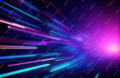 Premium Ai Image Abstract Data Flow Background Design Abstract Line Technology Background