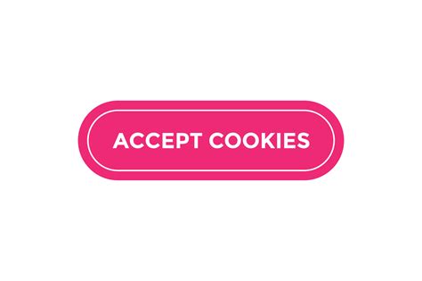 Accept Cookies Button Web Banner Templates Vector Illustration 17287651 Vector Art At Vecteezy