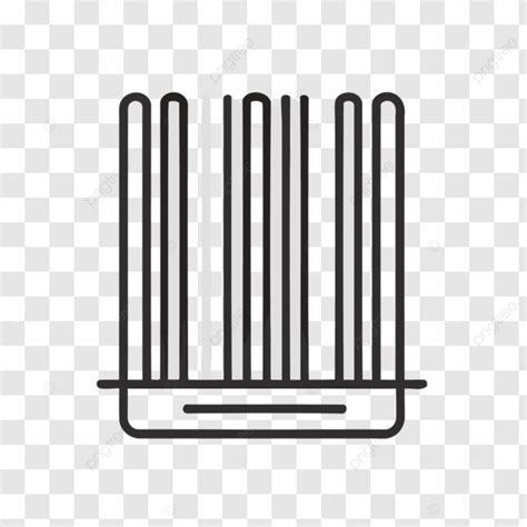 White Bar Code Icon In A Black And White Gradient Vector Lineal Icon Suite Bold Line Png And