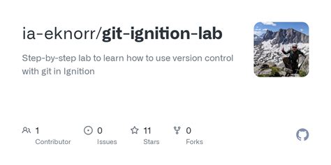 Github Ia Eknorr Git Ignition Lab Step By Step Lab To Learn How To Use Version Control With