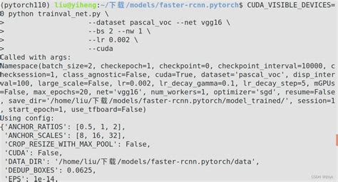 Faster Rcnn模型跑通总结（使用pytorch110cuda102版本）faster Rcnn Pytorch环境搭建 Csdn博客