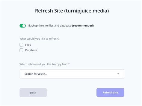 Refresh Site SpinupWP