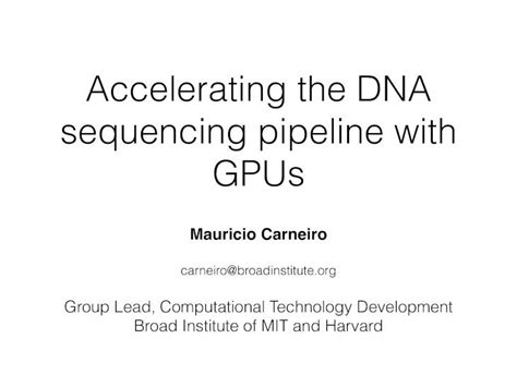 Pdf Accelerating The Dna Sequencing Pipeline With