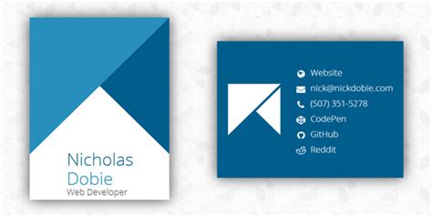 Визитная карточка с Hover эффектом на чистом Css