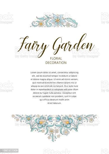 벡터 꽃 프레임 비네트 테두리 카드 디자인 템플릿 꽃 그림 미리 만들어진 카드 액자에 대한 스톡 벡터 아트 및 기타 이미지 액자 우아 0명 Istock