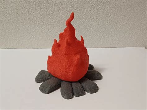 Fire Tea Light Free 3d Print Model Makerworld