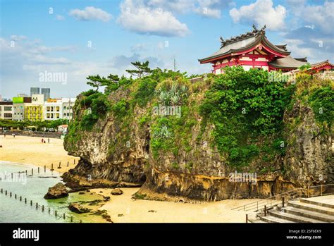 Scenery Of Naminoue Shrine Located At Naha City In Okinawa Japan Stock