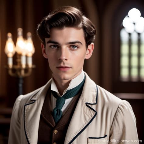 Victorian Era Scientist Twink With Matthew Beards Features Stable