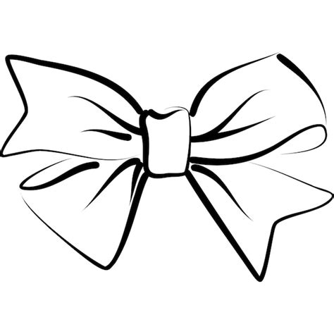 Bow Clipart Outline