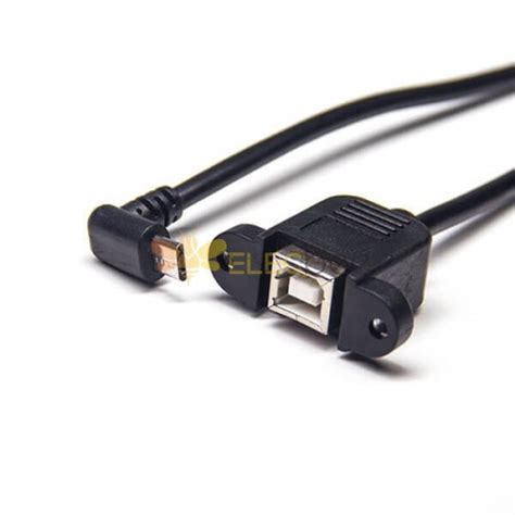 Usb Type B Cable Otg Female Straight To Micro Usb Male Straight