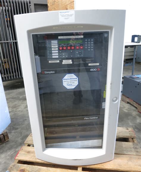 Simplex 4100 Es Fire Alarm Controller Panel 4100 9111 Master 4100 2300