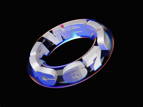3d Text Animation On Behance