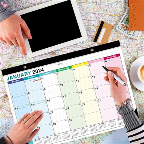 Desk Calendar 2024 2025 Jan 2024 Jun 2025 18 Monthly Desk Calendar