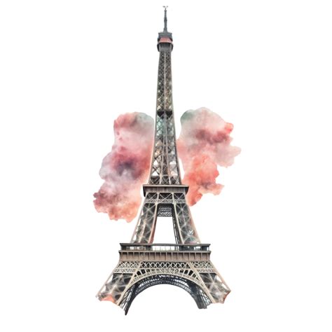 Eiffel Tower Watercolor