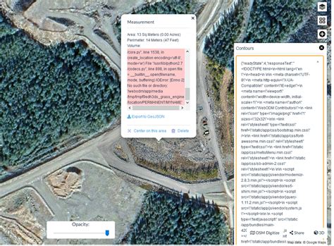 volume calculation fails to complete · issue 764 · opendronemap