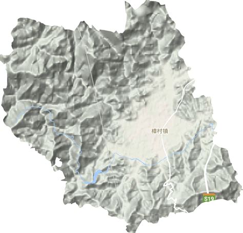 樟村镇高清地形地图