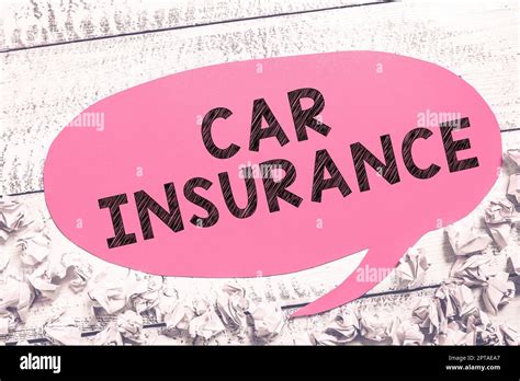 Text Caption Presenting Car Insurance Concept Meaning Accidents