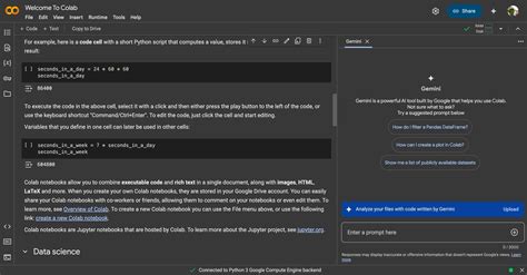 data science agent now live in colab powered by gemini 2 0