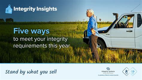 Five Ways To Meet Your Integrity Requirements This Year Integrity Systems