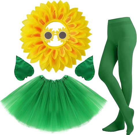 Kavoc Disfraz De Girasol De Halloween Para Mujer Diadema De Girasol