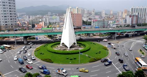 울산 신복로터리 교통체계 개선 착공회전교차로→평면교차로