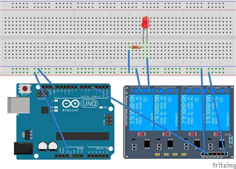 Problem In Using Relay Module To Light LED General Electronics Arduino Forum