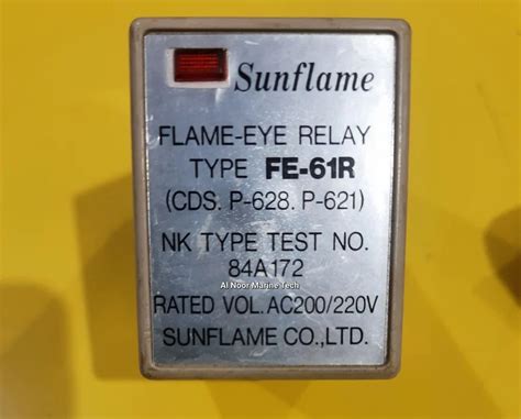 Sunflame Fe 61r Flame Eye Relay In Bhavnagar Al Noor Marine Tech Id