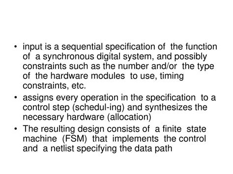 High Level Synthesis Ppt Download