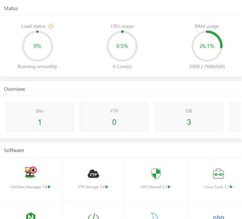 Nginx Optimize Aapanel Free Hosting Control Panel One Click Lamplemp