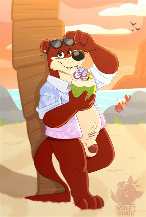 Rule 34 Absurd Res Adingo11 Anthro Beach Coconut Drupe Fruit