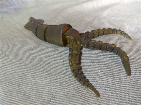 Stl File Flexible Squid・3d Printing Model To Download・cults