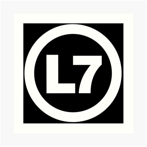 L7 Art Prints Redbubble