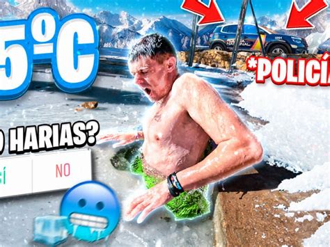 Me Baño En Hielo Y Aparece La Policía Álex Segura Squad Flooxer