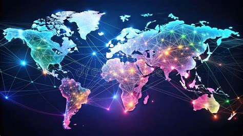 Global Internet Network Map Visualizing The Worlds Telecom