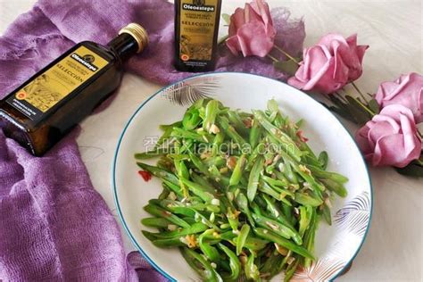 清炒四季豆的做法 菜谱 香哈网