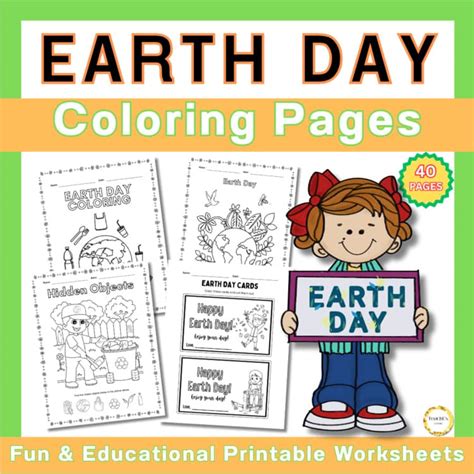 Earth Day Coloring Pages Fun And Educational Printable Worksheets By