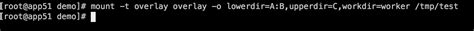 Overlay 联合挂载文件系统说明mount T Overlay Csdn博客