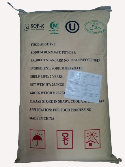 Benzoato De Sodio Smartcol Sas