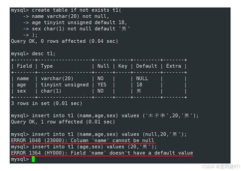 【mysql】表的约束 数据库表新增字段 约束条件怎么设置 csdn博客