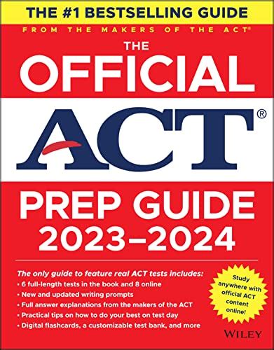 Buy The Official Act Prep Guide 2023 2024 Book 8 Practice Tests