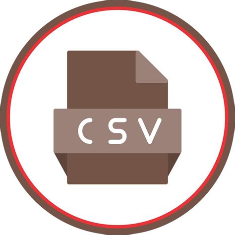 Csv File Format Icon 15571342 Vector Art At Vecteezy