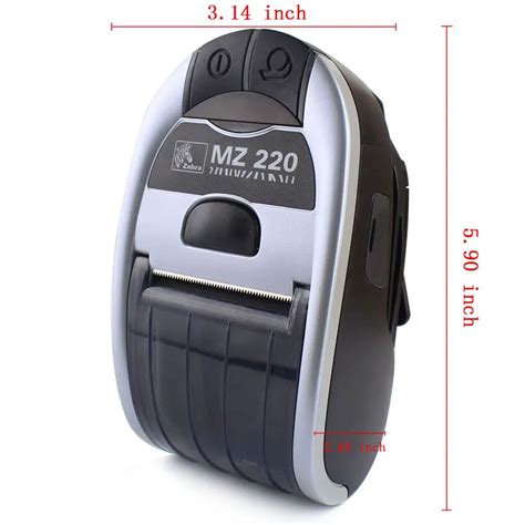 2pcs 1lot Original For Zebra MZ220 Wireless Bluetooth Mobile Thermal Printer For 50mm Ticket Or